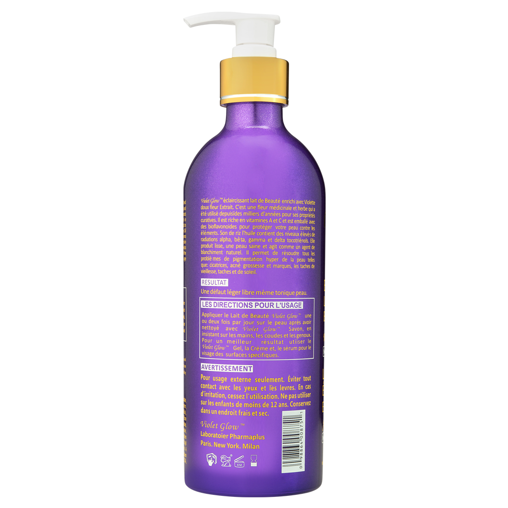 Violet Glow Extensive Lightening Beauty Milk – LaBelleGlow